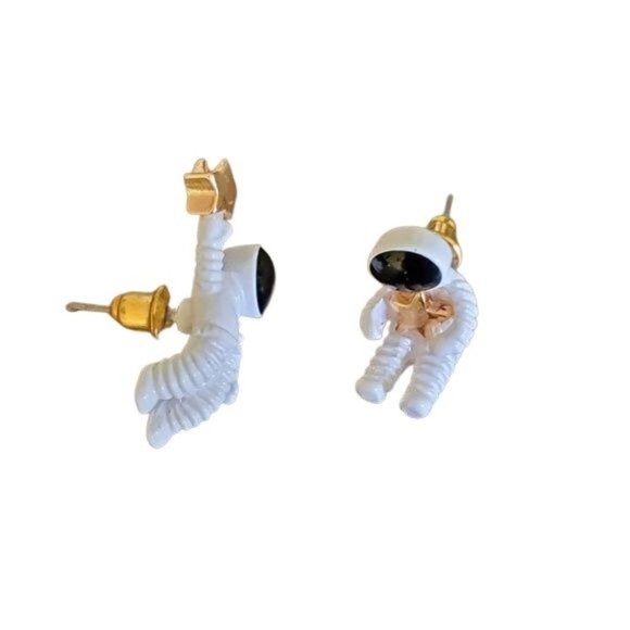 Unbranded | Jewelry | Astronaut Stud Earrings Space Rocket Nasa | Poshmark
